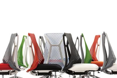 China Hermen Miller Moon Ergonomic Home Office Chairs Black / Grey for sale