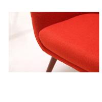 China Modern Collaborative Leisure Velvet Armchair Upholstered Fabric for sale