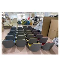 China Modern Collaborative Leisure Velvet Armchair Upholstered Fabric for sale