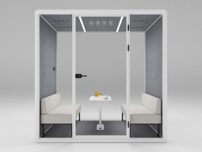 China Soundproof Shared Workspace Furniture Acoustic Phone Booth for sale
