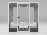 China Soundproof Shared Workspace Furniture Acoustic Phone Booth for sale
