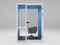 China Soundproof Shared Workspace Furniture Acoustic Phone Booth for sale