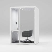 China Soundproof Shared Workspace Furniture Acoustic Phone Booth for sale