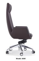 China Ergonomic Sterling Leather Executive Chair Pneumatic Height Adjustment for sale