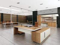 China Modern Executive Linear Workstation Table Desk For Office ODM for sale