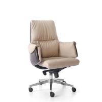 China Contemporary Aluminium Executive Leather Office Chair Ergonomic OEM for sale