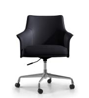 China PU Leather Reclining Executive Office Chair Knee Tilt Chair for sale