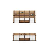 China OEM Multidrawer Office File Storage Cabinets With Bookshelves for sale