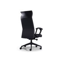 China Sterling Reclining Posture Executive Leather Office Chair Black Custom for sale