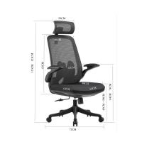 China Breathable Task Mesh Computer Chair Aluminum Metal For Office OEM for sale