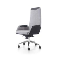 China Ergonomic Genuine Leather Task Chair High Back Leather Armchair Recliner for sale