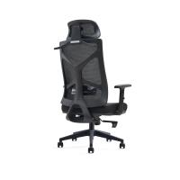 China Operator Netted Mesh Seat Office Chair With Headrest for sale