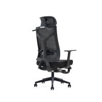 China Operator Netted Mesh Seat Office Chair With Headrest for sale