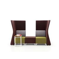 China Fixed Shared Workplace Fabric Office Lobby Sofa And Collaborative Sofa for sale