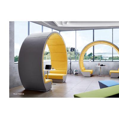 China Classcical Shared Workspace Furniture Arch Fabric Upholstered for sale