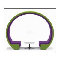 China Classcical Shared Workspace Furniture Arch Fabric Upholstered for sale
