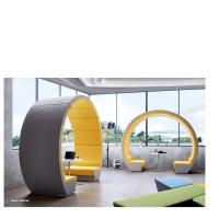 China Classcical Shared Workspace Furniture Arch Fabric Upholstered for sale