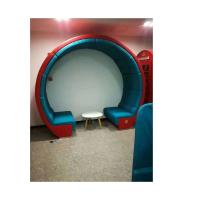 China Classcical Shared Workspace Furniture Arch Fabric Upholstered for sale