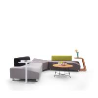 China Classical Custom Shared Workplace Furniture Fabric Office Lobby Collaborative Sofa for sale