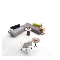 China Classical Custom Shared Workplace Furniture Fabric Office Lobby Collaborative Sofa for sale