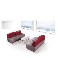 China Custom Shared Workspace Furniture Collaborative Lounge Seating bench for sale