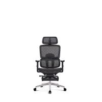 China Classical Modern Mesh Seat Office Chair Pneumatic Height Adjustment Blue Color for sale