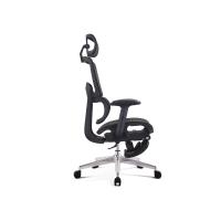 China Classical Modern Mesh Seat Office Chair Pneumatic Height Adjustment Blue Color for sale