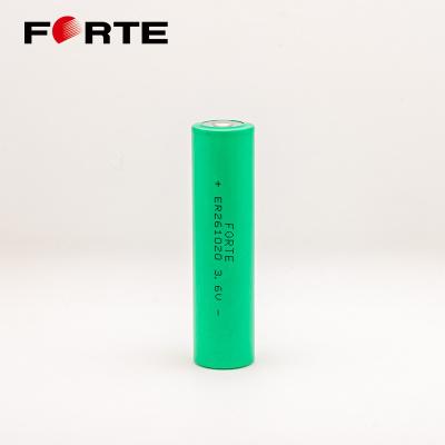China CC Size LiSOCl2 Battery ER261020 17000mAh Lithium Thionyl Chloride Battery for sale