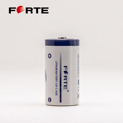 China C Size 2000mA CR26500 LiMnO2 Battery 5400mAh Lithium Primary Cell for sale