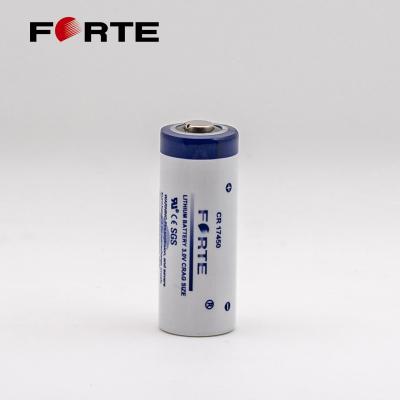 China 2000mAh CR17450 Lithium Manganese Dioxide Battery 17*45.5mm for sale
