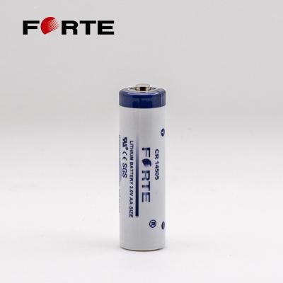 China CE RoHS AA Size LiMnO2 Battery 1400mAh CR14505 Lithium Battery for sale