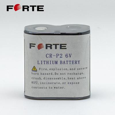 China Prismatic 1500mA CR P2 6V Lithium Battery 1400mAh For Water, Gas Meter for sale
