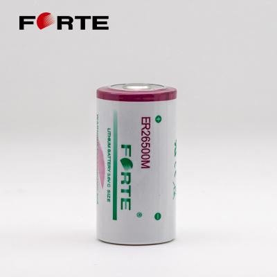 China 680wh/Kg ER26500M Lithium Primary Battery 6500mAh C Size for sale