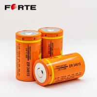 China Li-SOCL2 Battery ER34615 Lithium Primary Battery 3.6V 19000mAh D Size for Water Meter, GPS for sale