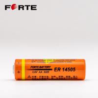 China Li-SOCL2 Battery ER14505 Lithium Primary Battery 3.6V 2500mAh AA Size for Water Meter, GPS for sale