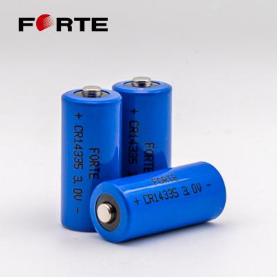China Li-MnO2 Battery CR14335SE Lithium Primary Battery 3.0V 1100mAh 2/3AA Size for Water Meter, GPS for sale