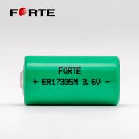 China Li-SOCL2 Battery ER14335M Lithium Primary Battery 3.6V 1300mAh High Energy 2/3AA High  for Water Meter, GPS for sale