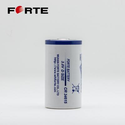 China 34*61.5mm LiMnO2 Battery 12000mAh CR34615 Primary Cell Battery D Size for sale