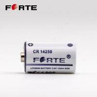 China 900mAh CR14250SE 3V Lithium Battery 1/2AA Size 14.5*25.5mm for sale