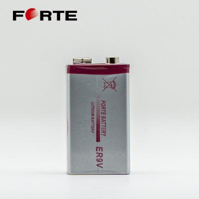 China Prismatic CR9V Lithium Manganese Dioxide Battery 9V 800mAh for sale