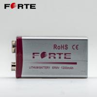 China Prismatic CR9V Lithium Manganese Dioxide Battery 9V 800mAh for sale