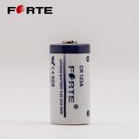 China 1500mA Lithium CR123A 3 Volt Battery 17*33.5mm 1400mAh CR Series Batteries for sale
