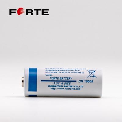 China 3000mAh Lithium Manganese Dioxide Battery CR18505SE 38g for sale
