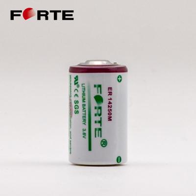 China 800mAh ER14250M Thionyl Chloride Battery For Smoke Anti Theft Alarm for sale