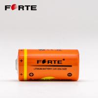 China 17*33.5mm Lithium Thionyl Chloride Battery 2200mAh ER17335 LiSOCL2 Battery for sale