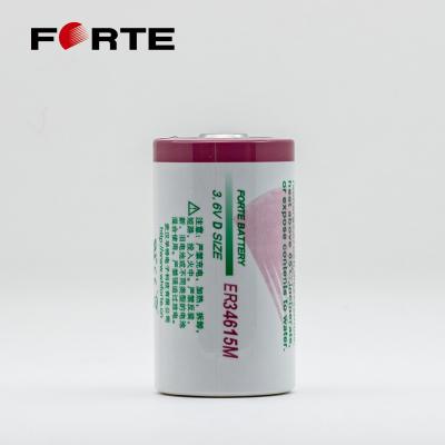 China 200mA Lithium Thionyl Chloride Battery ER34615M for sale