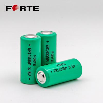 China 2/3AA Non Rechargeable Lithium Batteries ER14335M Lithium Mno2 Battery for sale