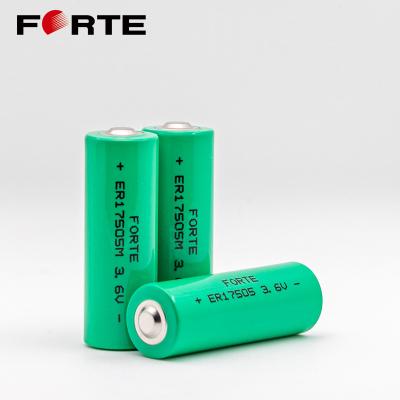 China 680wh/Kg Lithium Thionyl Chloride Cell 17.5*50.5mm ER17505 Battery for sale