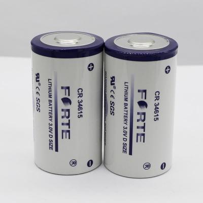 China D Size Cylindrical 3V 12000mAh LiMnO2 CR34615 Battery for sale
