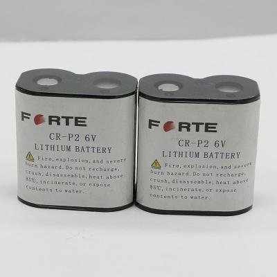 China CRP2 6V 1400mAh LiMnO2 Cylindrical Lithium Batteries For GPS for sale
